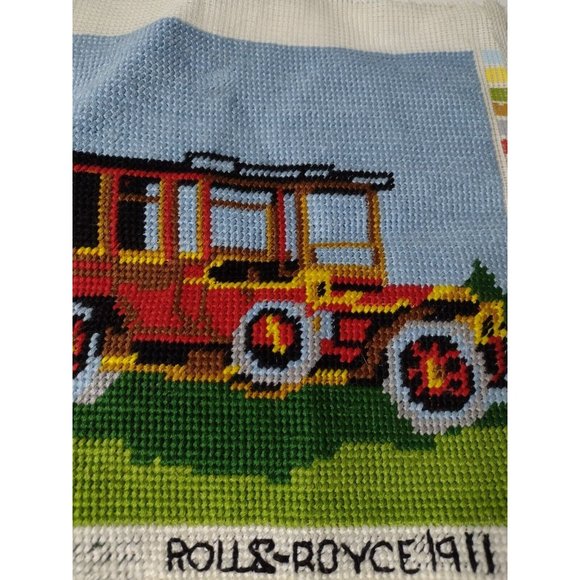 Hand Crafted | Wall Decor | Handmade Completed Needlepoint 911 Rolls ...